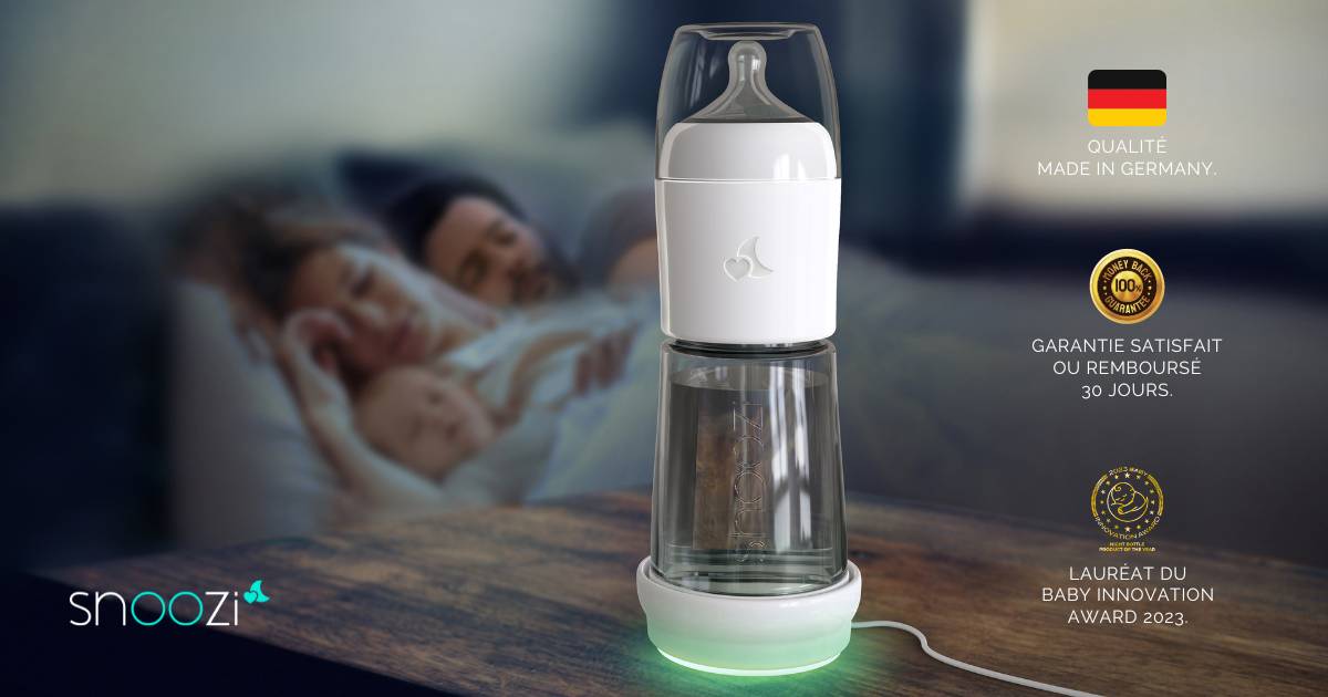 Biberon de nuit snoozi - Biberon spécialement conçu pour la nuit ...